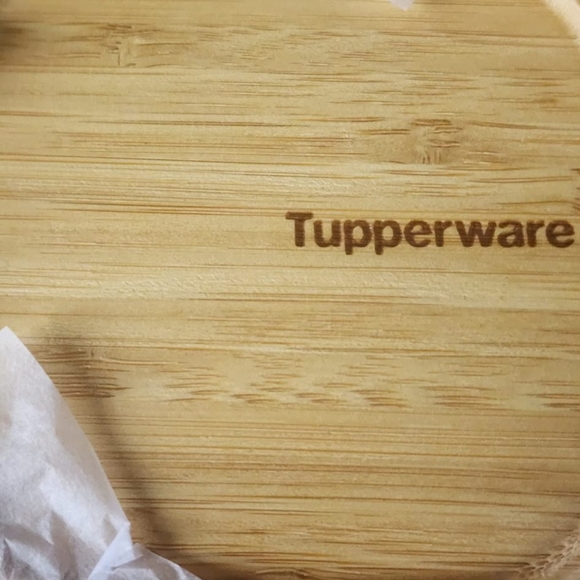 Tupperware | Kitchen | Glass Bamboo Storage Jars 3pc Set | Poshmark